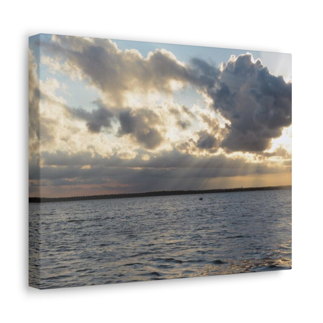 Beautiful Ocean View Wall Art Beach View Canvas Photography Coastal ...
