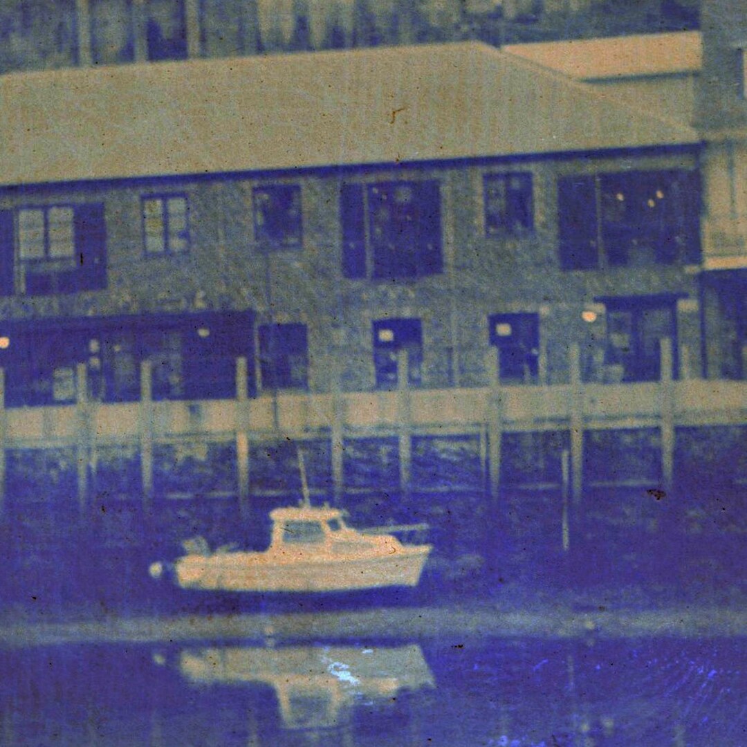 Polaroid Negative PRINT Fishing Boat Looe Cornwall Fine - Etsy