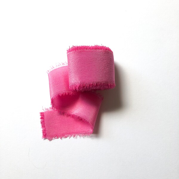 Pink Silk Ribbon - Etsy