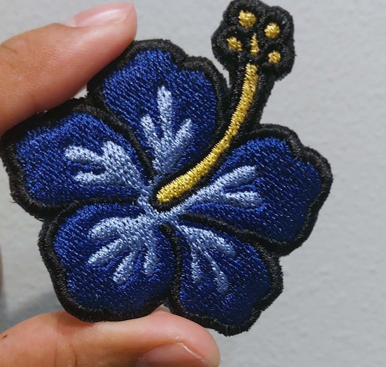 Hibiscus Flower Sew-on Patch / Polynesian Patch / Samoan / Hawaiian ...