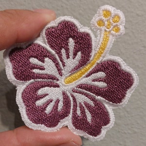 Hibiscus Flower Sew-on Patch / Polynesian Patch / Samoan / Hawaiian ...