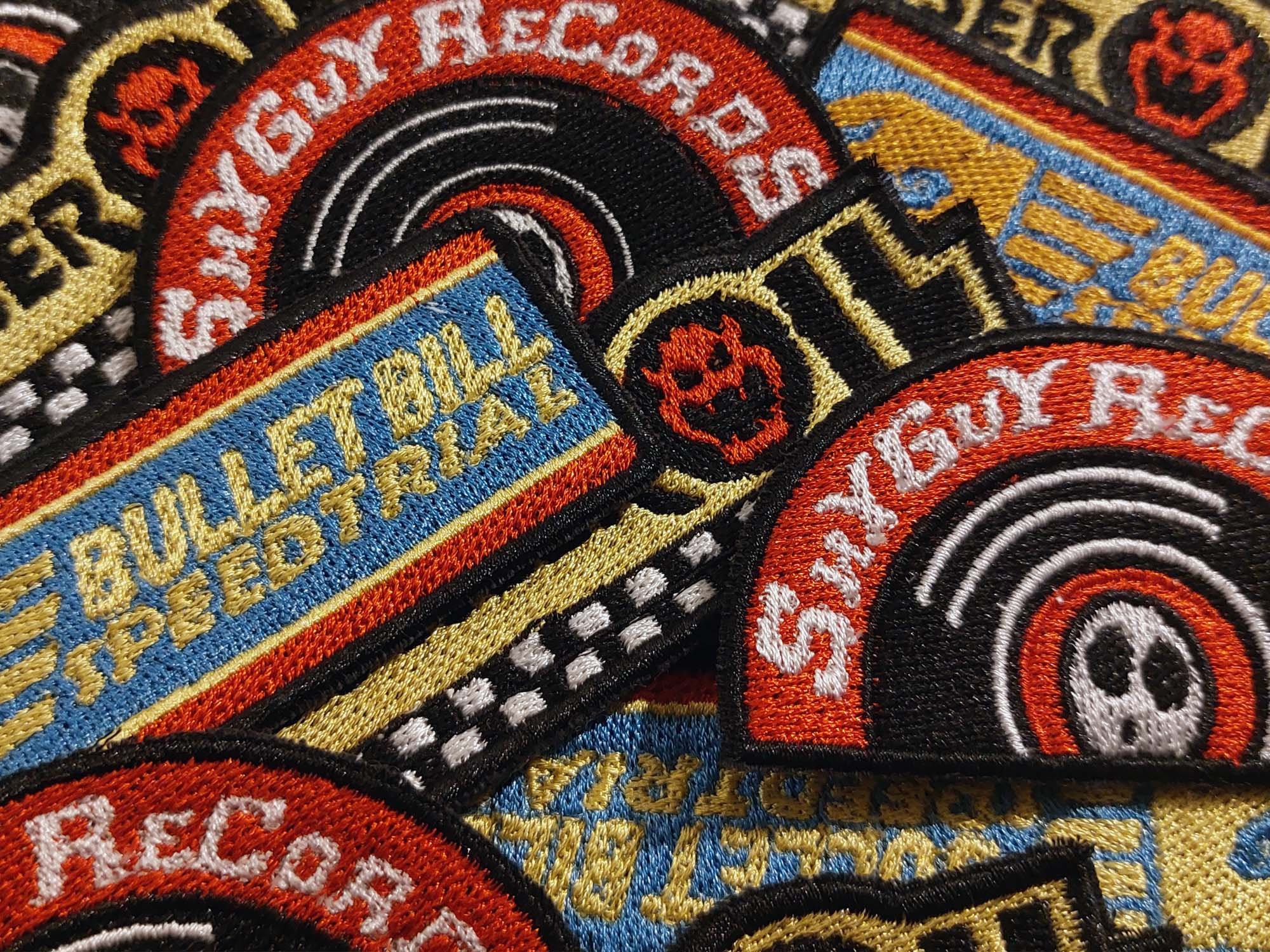 Mario Kart Sponsorship Sew-on Patches / Bowser Oil / Shy Guy Records ...