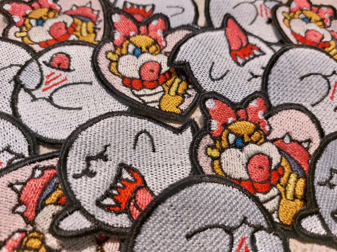 Super Mario Villains Sew-on Patches / Wendy Koopa / Boo / - Etsy