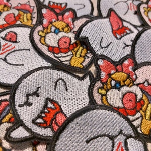 Super Mario Villains Sew-on Patches / Wendy Koopa / Boo / - Etsy