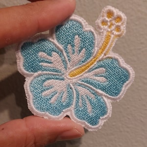 Hibiscus Flower Sew-on Patch / Polynesian Patch / Samoan / Hawaiian ...