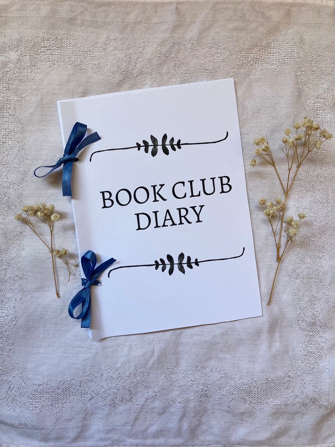 Book Club Diary | Reading Journal Printable | Gift for Book Lover - Etsy