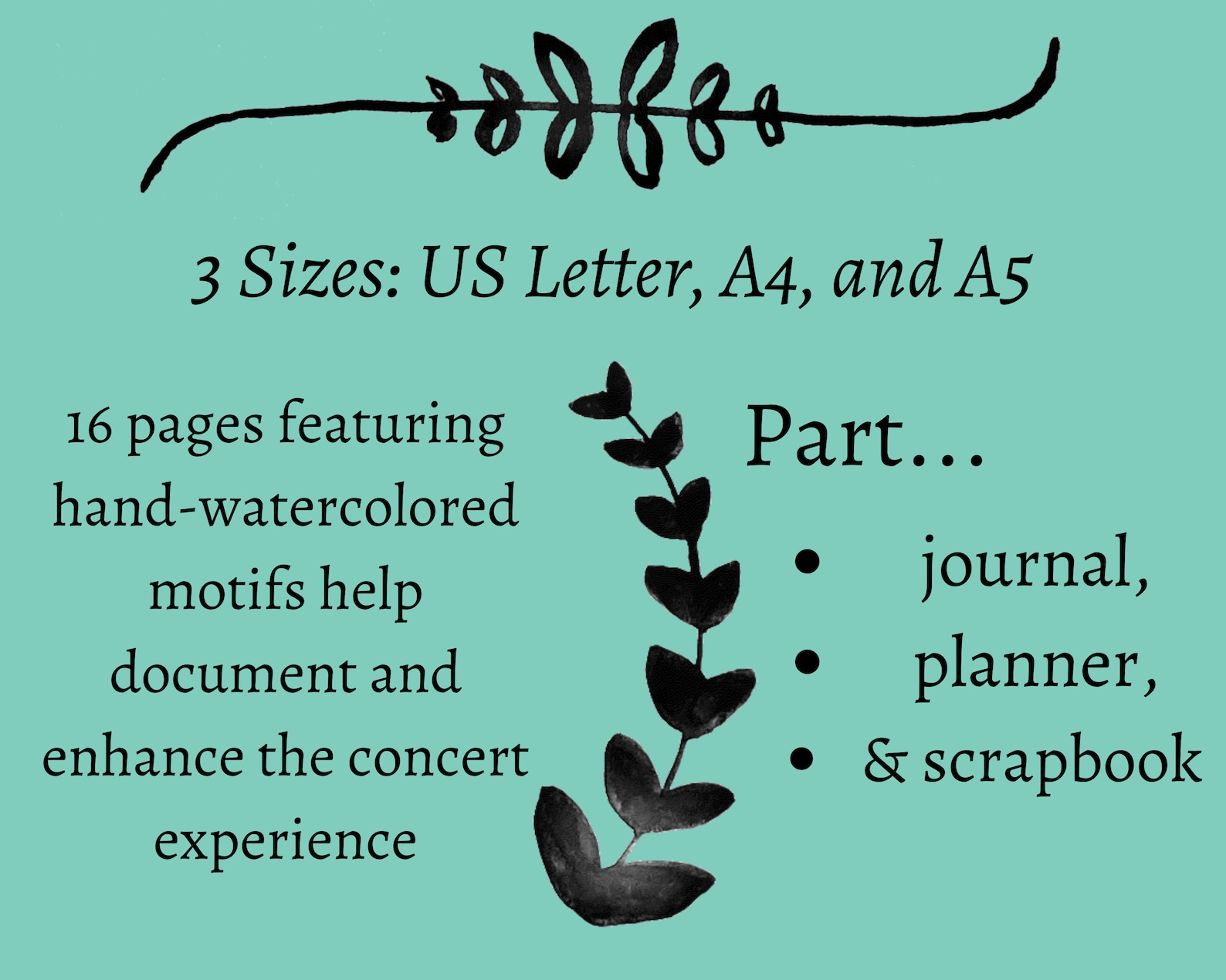 Concert Diary Concert Journal Printable Gift for Music - Etsy