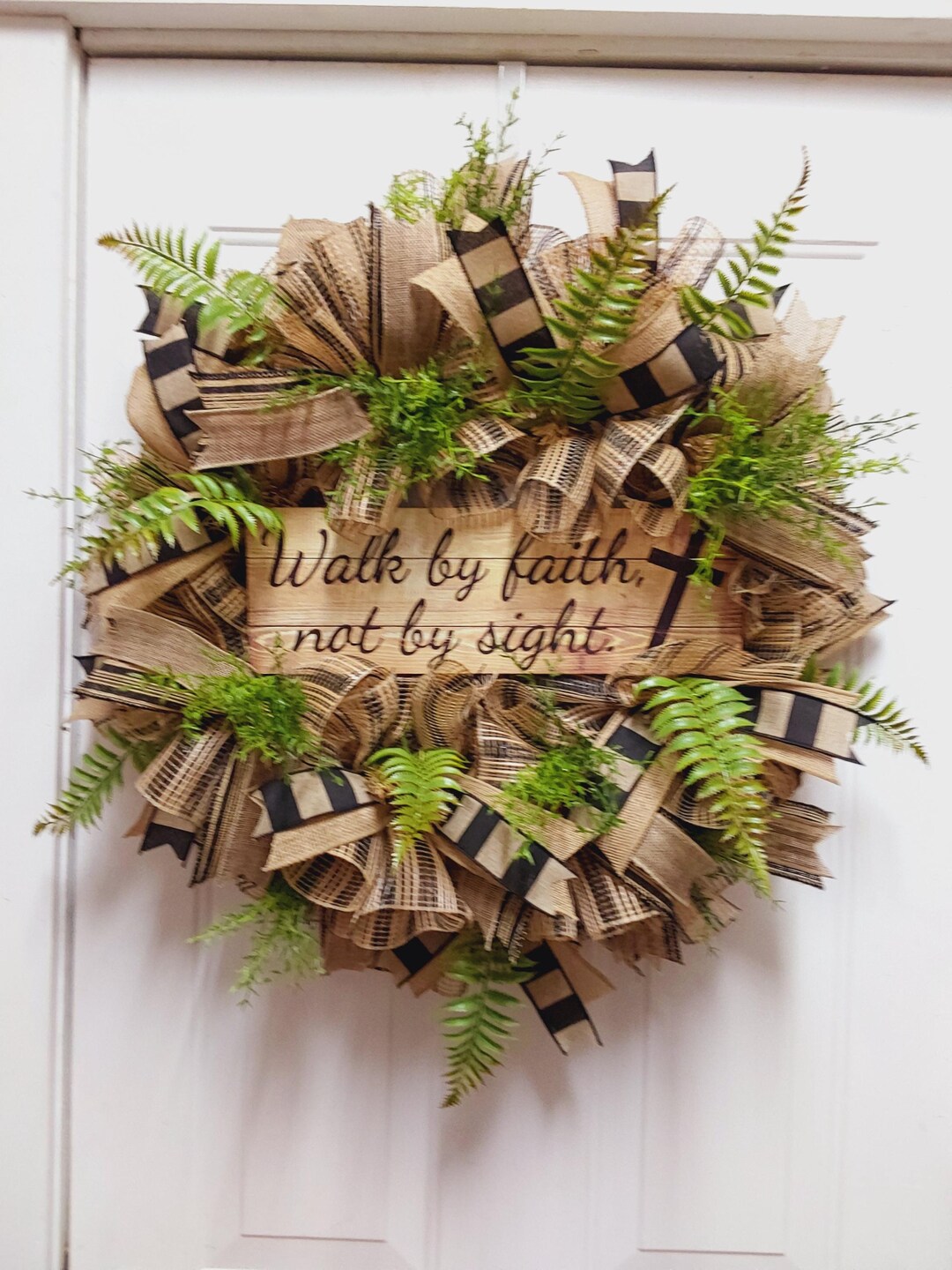 Everyday Christian Wreath for Front Door,mantle or Home Decor,church or ...