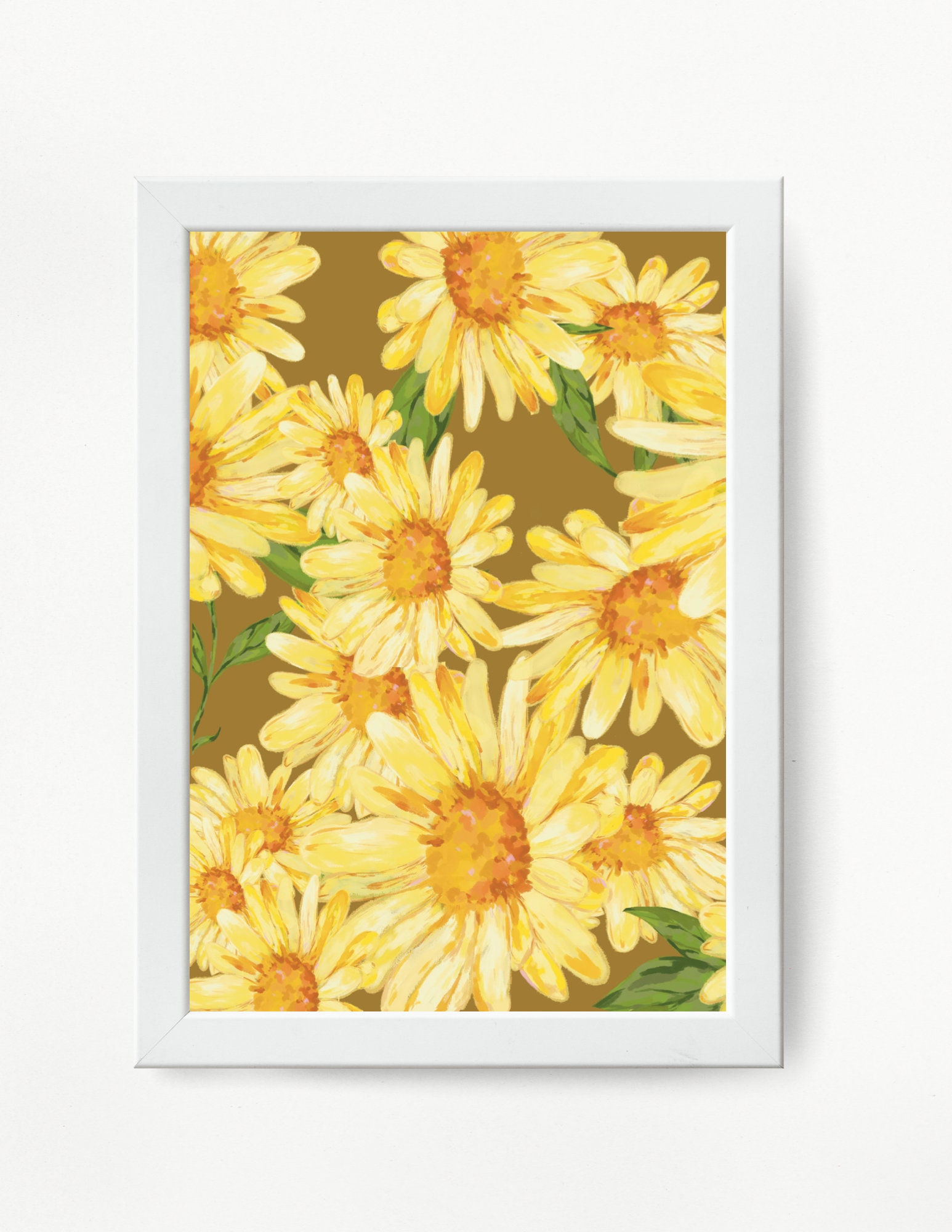 Sunflower Printable, Sunflower Wall Art, Sunflower Print Wall Art ...