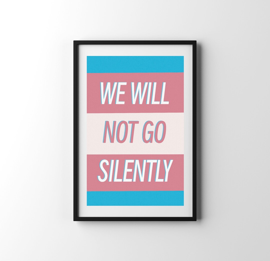 Transgender Flag Poster, Trans Rights Poster, LGBTQ Print,lgbtqia ...