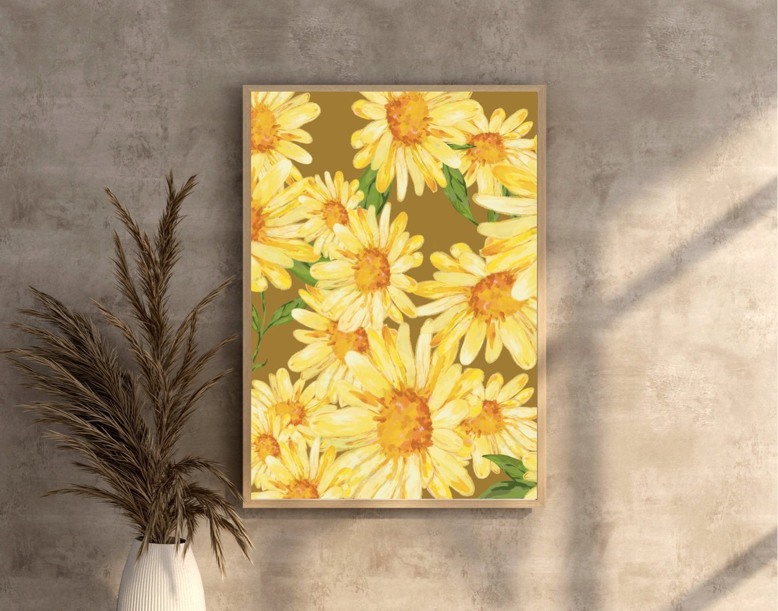 Sunflower Printable, Sunflower Wall Art, Sunflower Print Wall Art ...