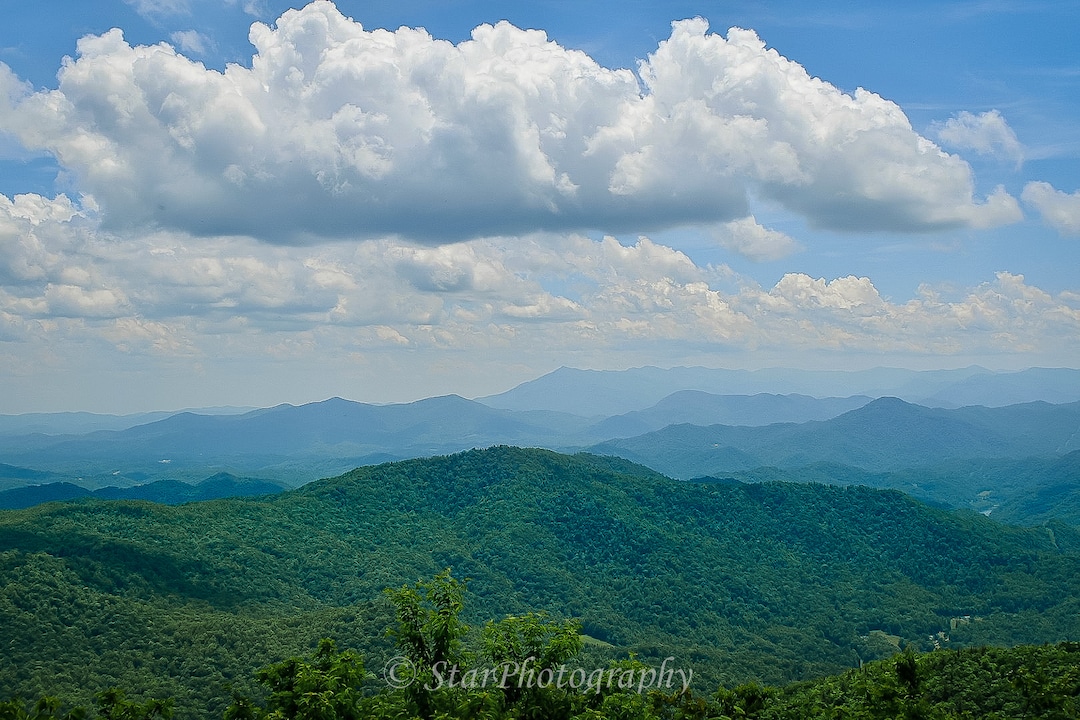 Blue Ridge Mountains Photography Print – Tennessee Landscape (digital ...