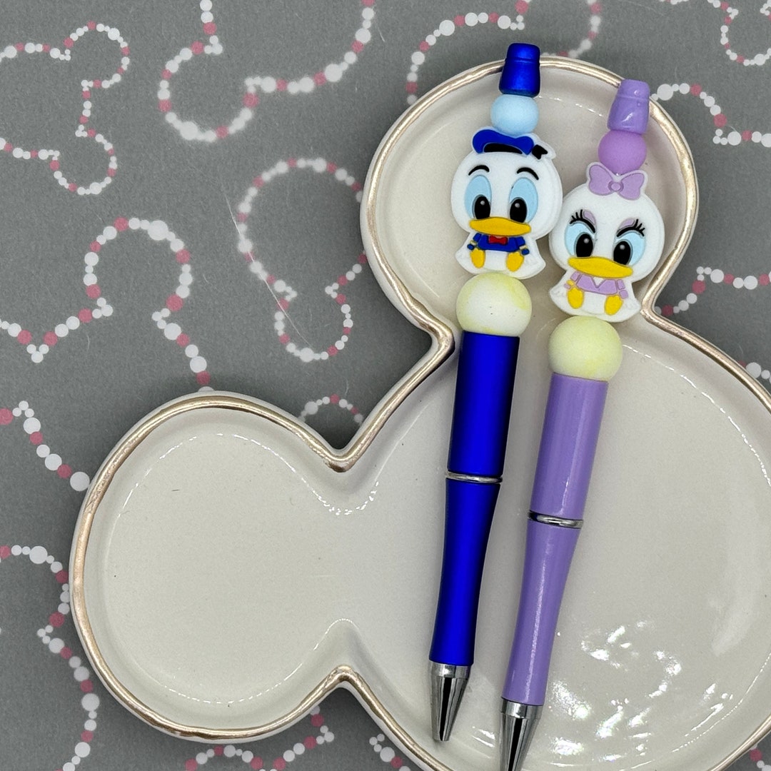 Mr and Ms Duck Silicone Beaded Pen - Etsy