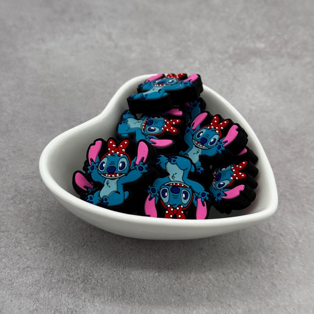 Alien 626 Bow Doubled Sided Silicone Focal Bead - Etsy