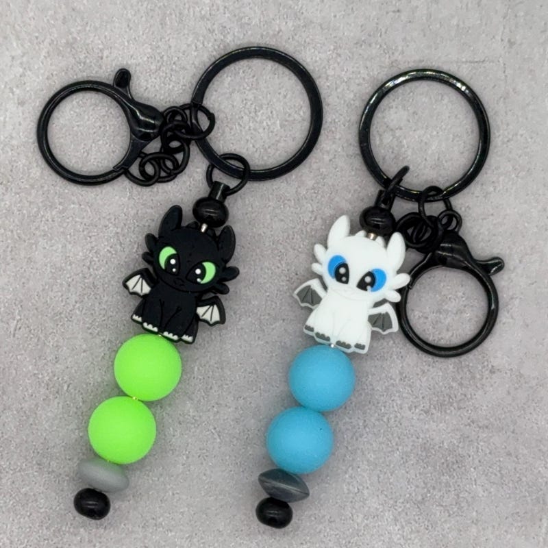 Toothless Charm Keychain - Etsy