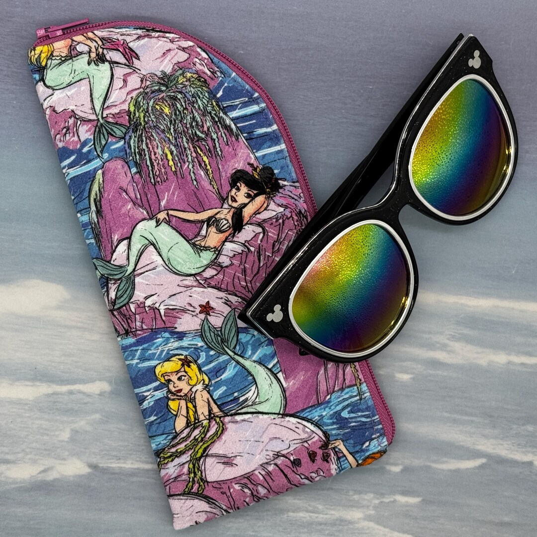 Neverland Mermaids Sunglass Holder, Glasses Case - Etsy
