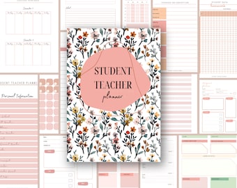 Student Teacher Binder Including Student Teacher Letter and Student ...