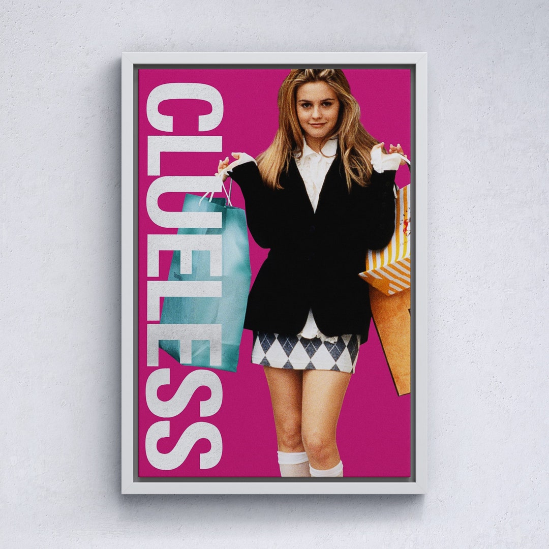 Clueless Poster Wall Art Canvas Print Movie Poster Gift - Etsy