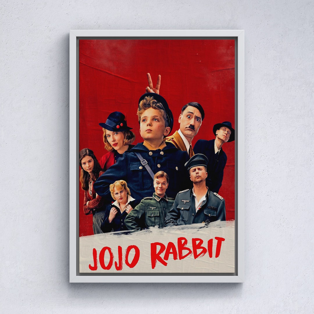 Jojo Rabbit Poster Wall Art Canvas Print Movie Poster Gift - Etsy