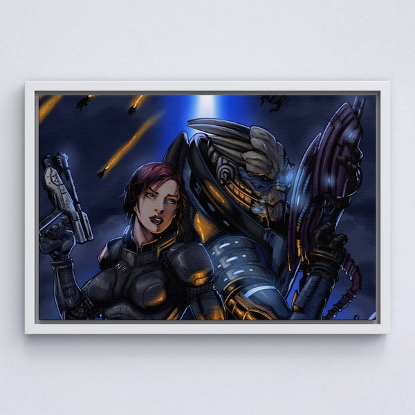 Mass Effect Wall Art Etsy Uk