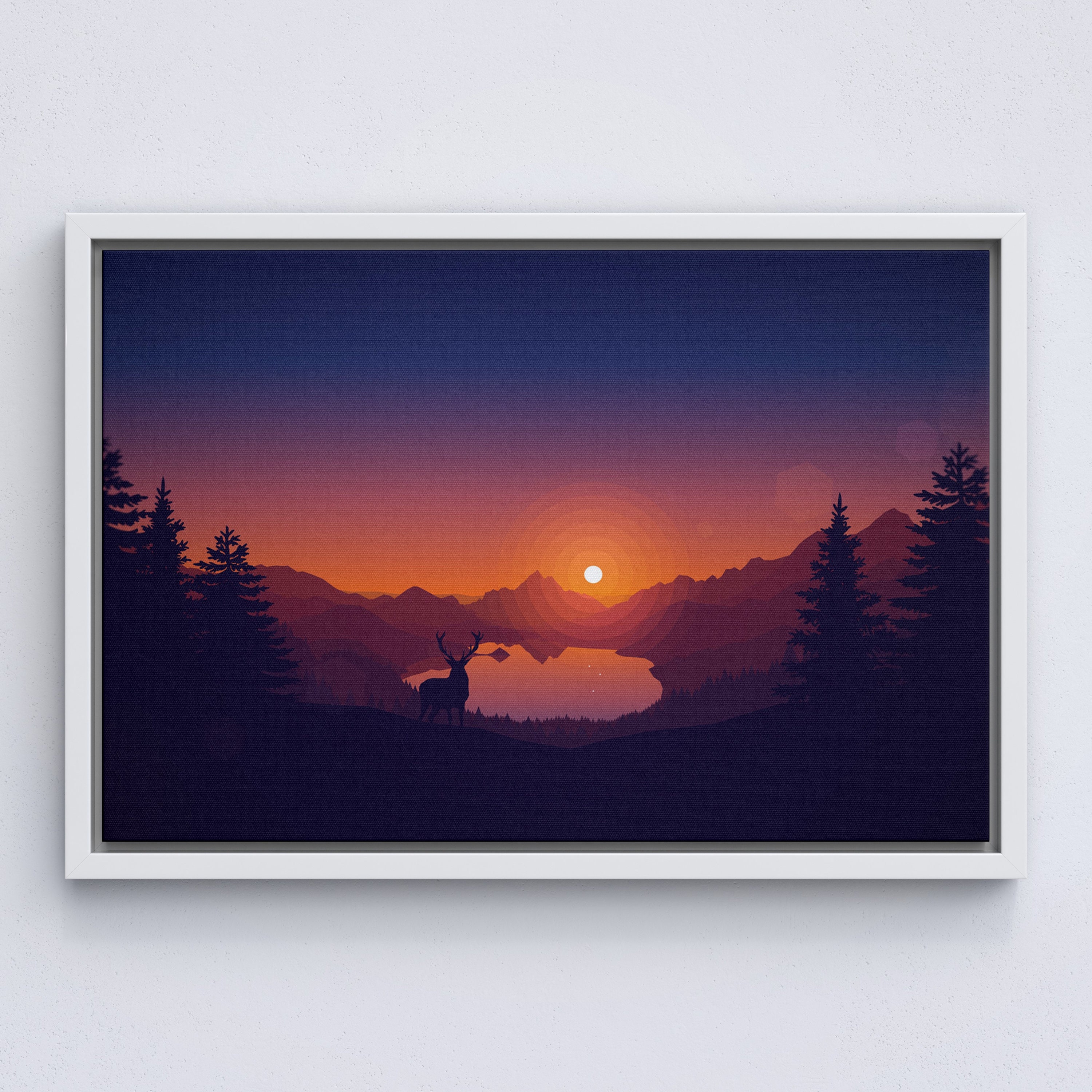 Firewatch Poster Wall Art Canvas Print Game Poster Gift - Etsy