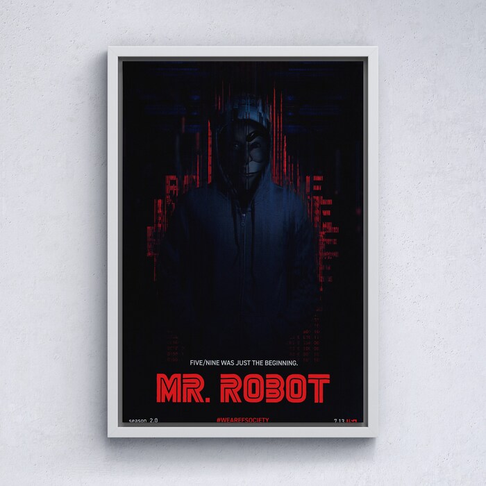 Robot Poster - Etsy