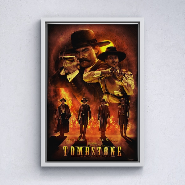 Tombstone Movie Canvas Wall Art - Etsy