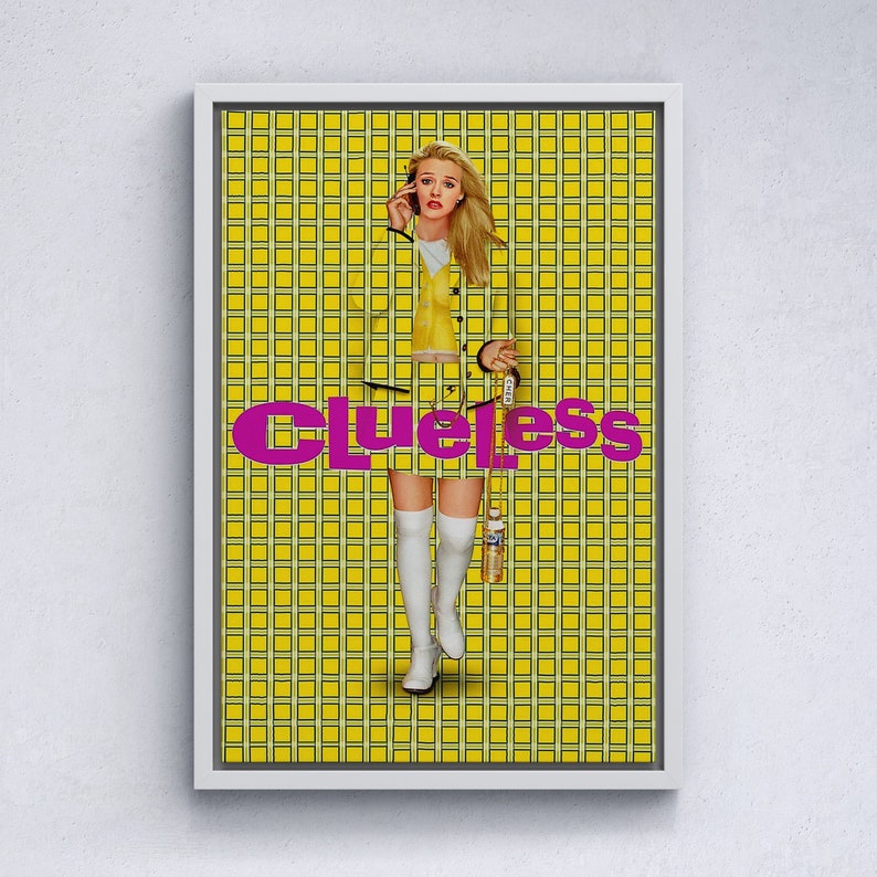 Clueless Poster Wall Art Canvas Print Movie Poster Gift - Etsy