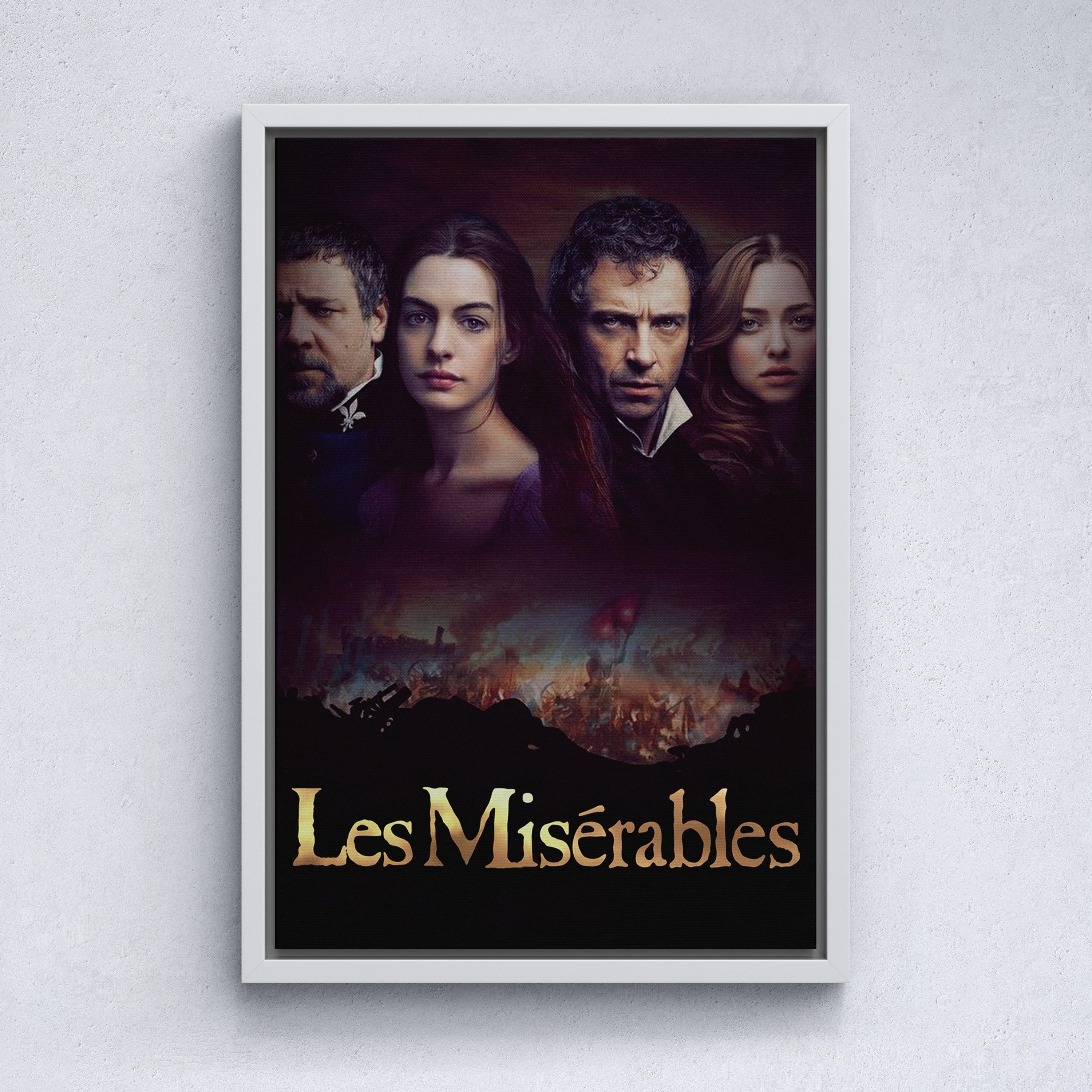 Hugh Jackman Les Miserables Poster