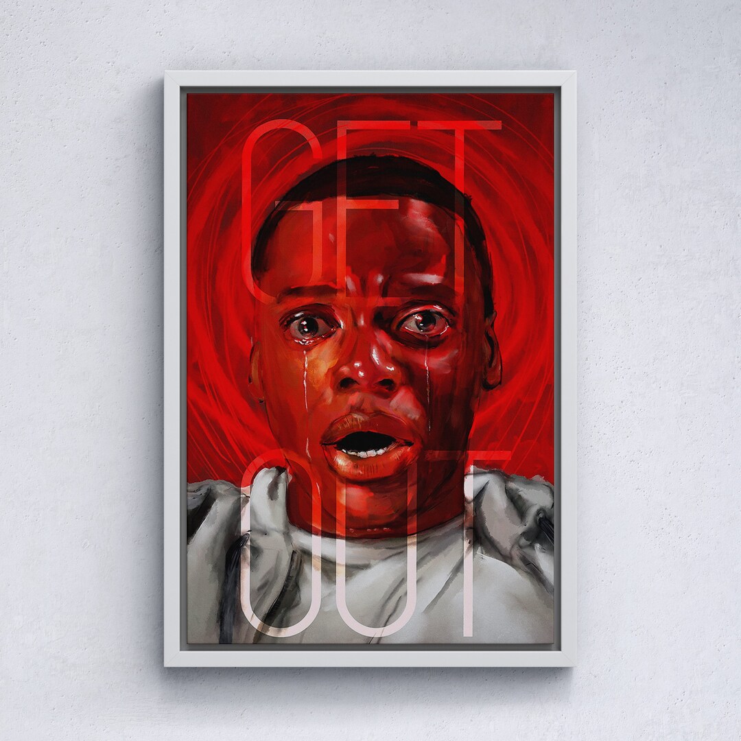Get Out Poster Wall Art Canvas Print Movie Poster Gift - Etsy