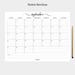 2025 2026 Calendar Lined and Unlined Sunday Start Landscape Layout, Jan ...