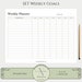 Weekly Planner, Digital Weekly Schedule, Week at a Glance Planner ...