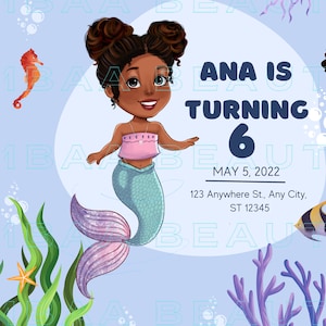 Black Mermaid Clipart - Etsy