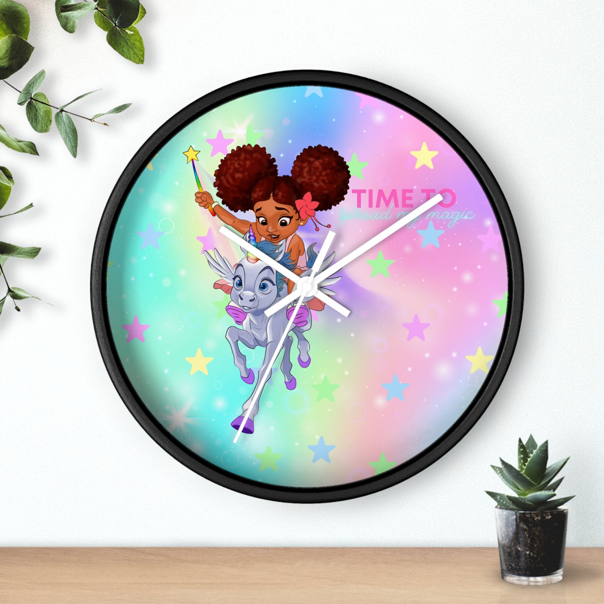 Time to Spread My Magic Unicorn Wall Clock - Etsy