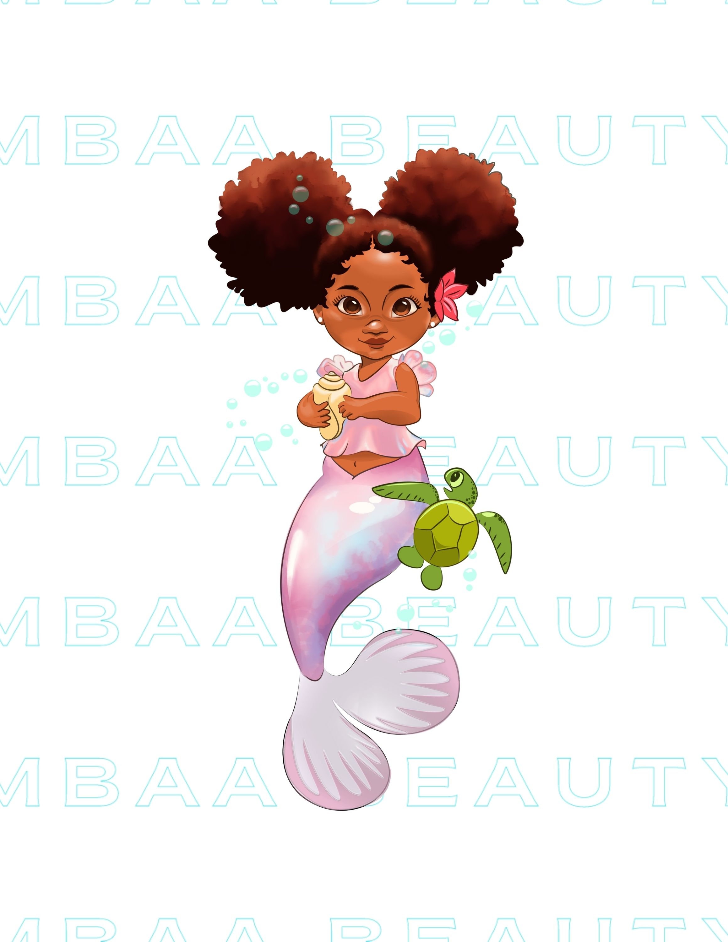 Black Mermaid Clipart - Etsy