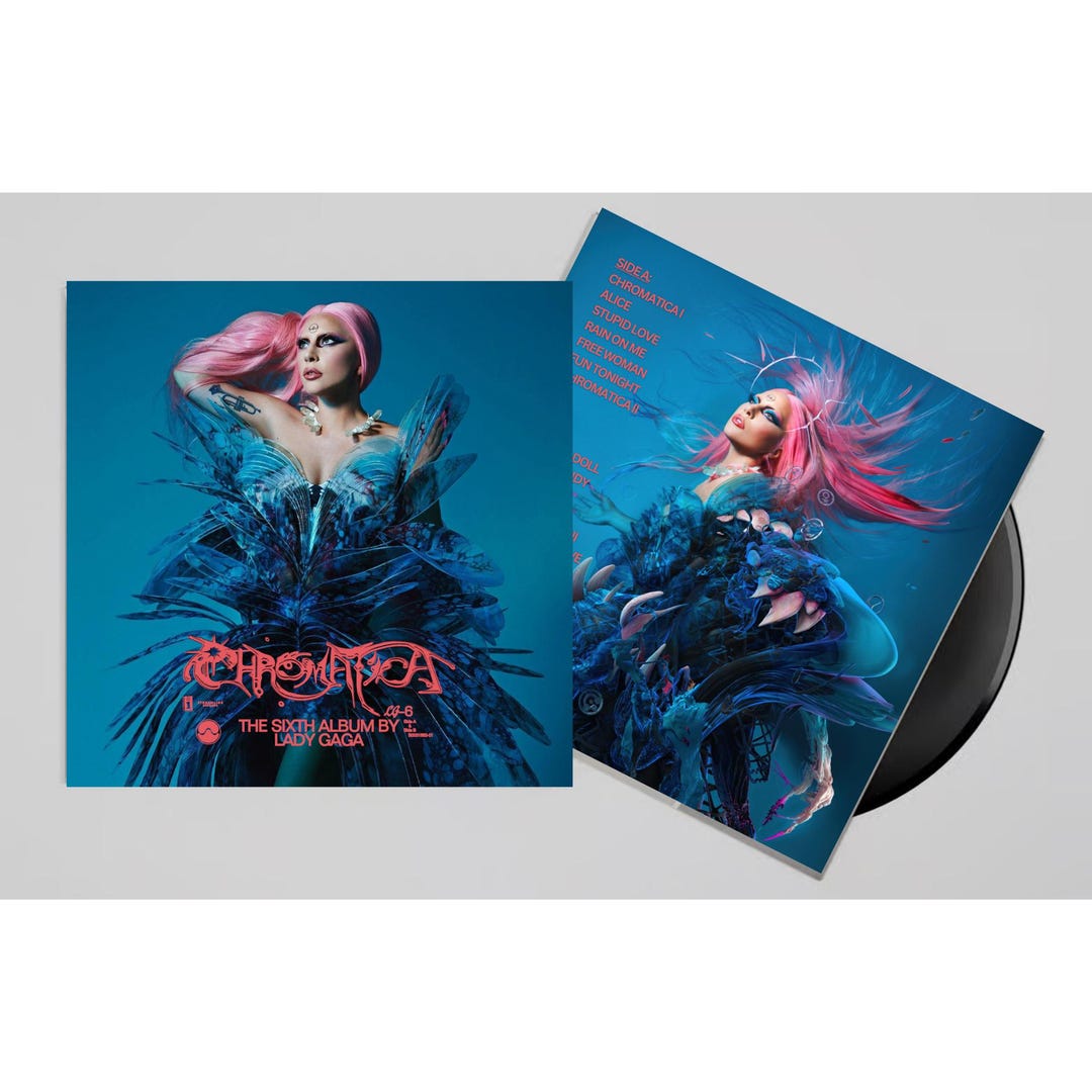 Lady Gaga Chromatica Picture Disc Zoetrope Vinyl LP Custom Record Cover Sleeve - Etsy