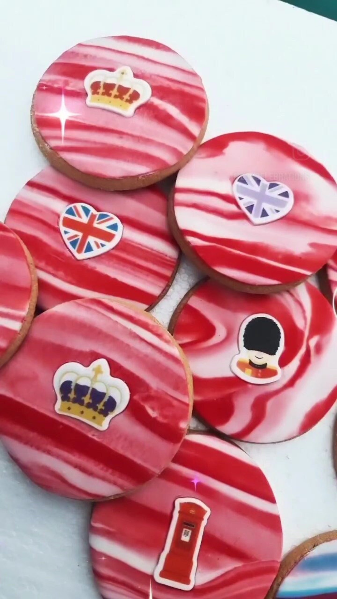 12 Kings Coronation Mini Biscuits Party British Cookies - Etsy UK