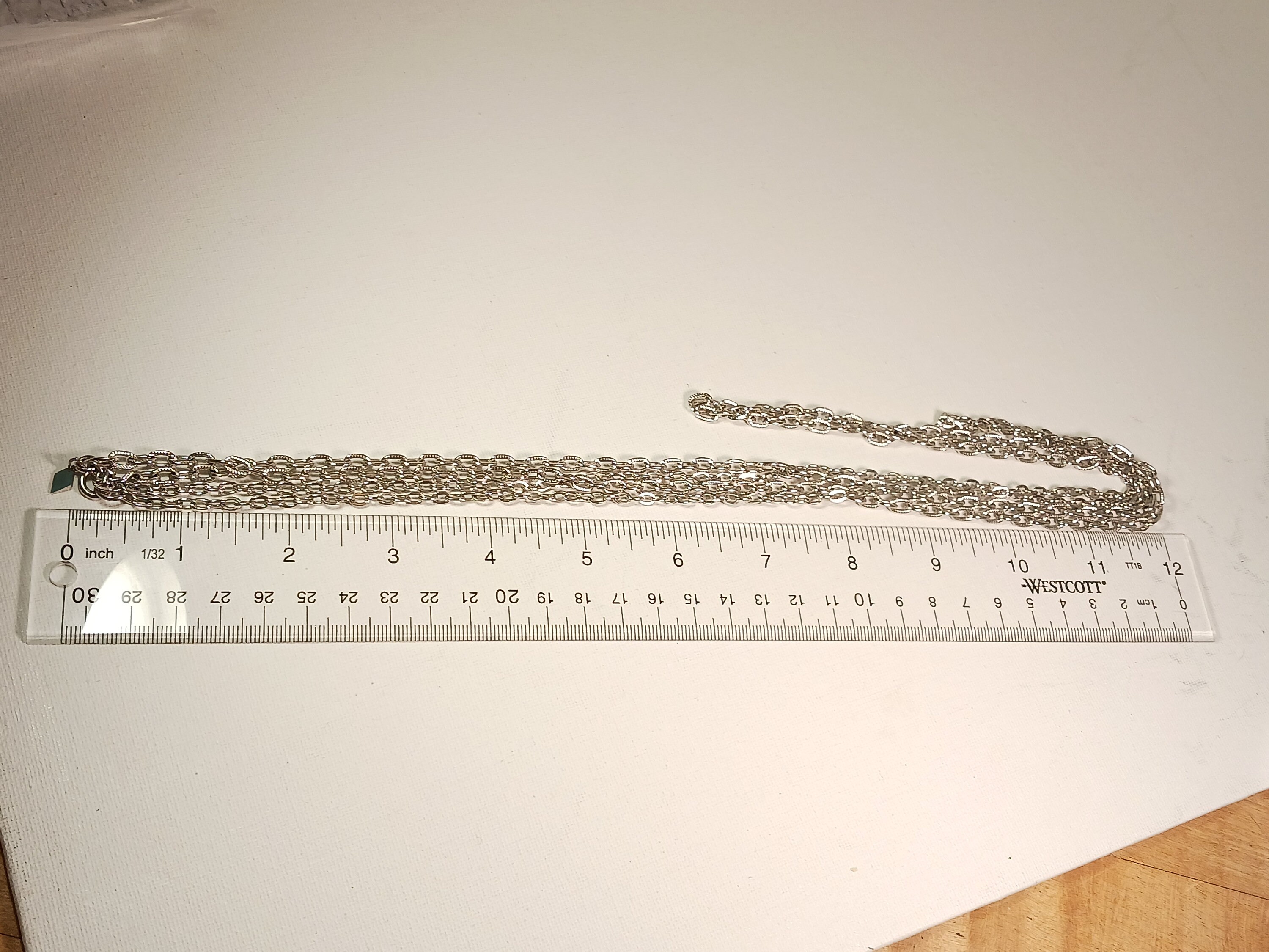 Sarah Coventry Signed Silver Tone Double Stranded Chain - Etsy