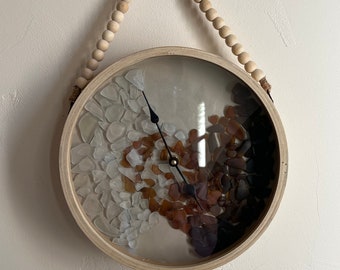 Sea Glass Clock - Etsy