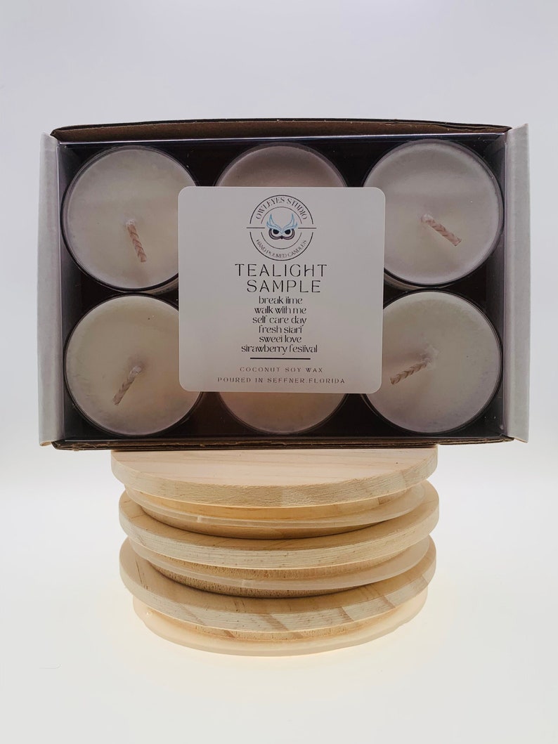 6pc Tealight Sample Pack, Sample Candles, Small Candles, Scented ...