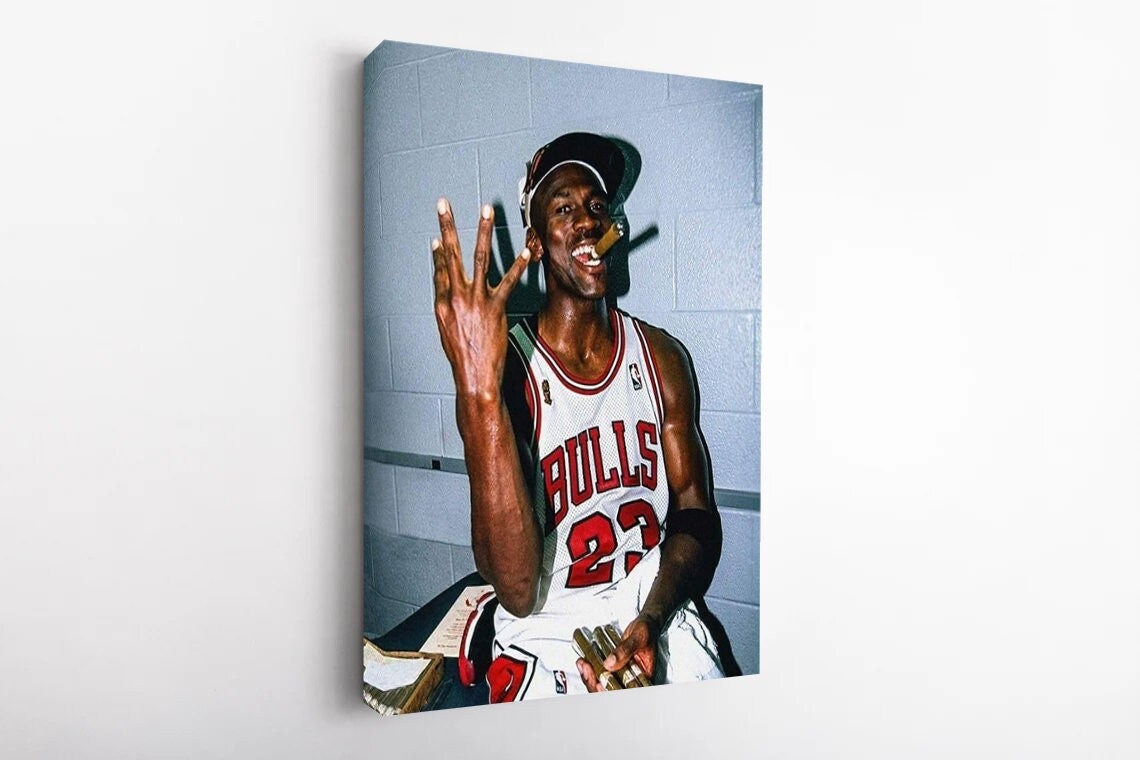 Michael Jordan Poster Wings Framed