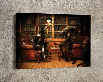 Alien Predator Chess - Etsy