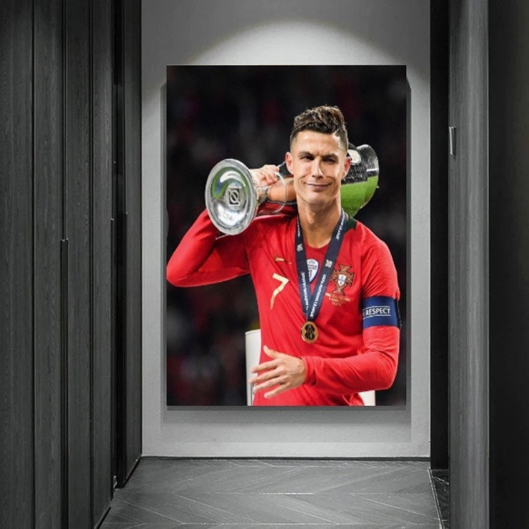Cristiano Ronaldo Portugal Poster Print Canvas Cr7 - Etsy