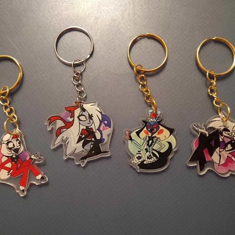 Hazbin Hotel Key Keychain - Etsy