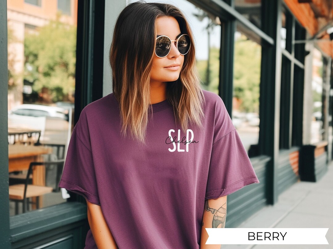 SLP Shirt Comfort Colors, SLP Gifts, Speech Pathology Shirt, Speech Language Pathologist Gift ...