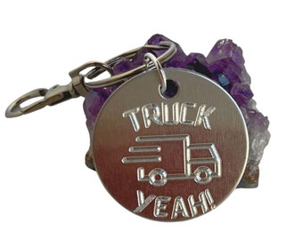 Engraved Truck Key Chain - Etsy
