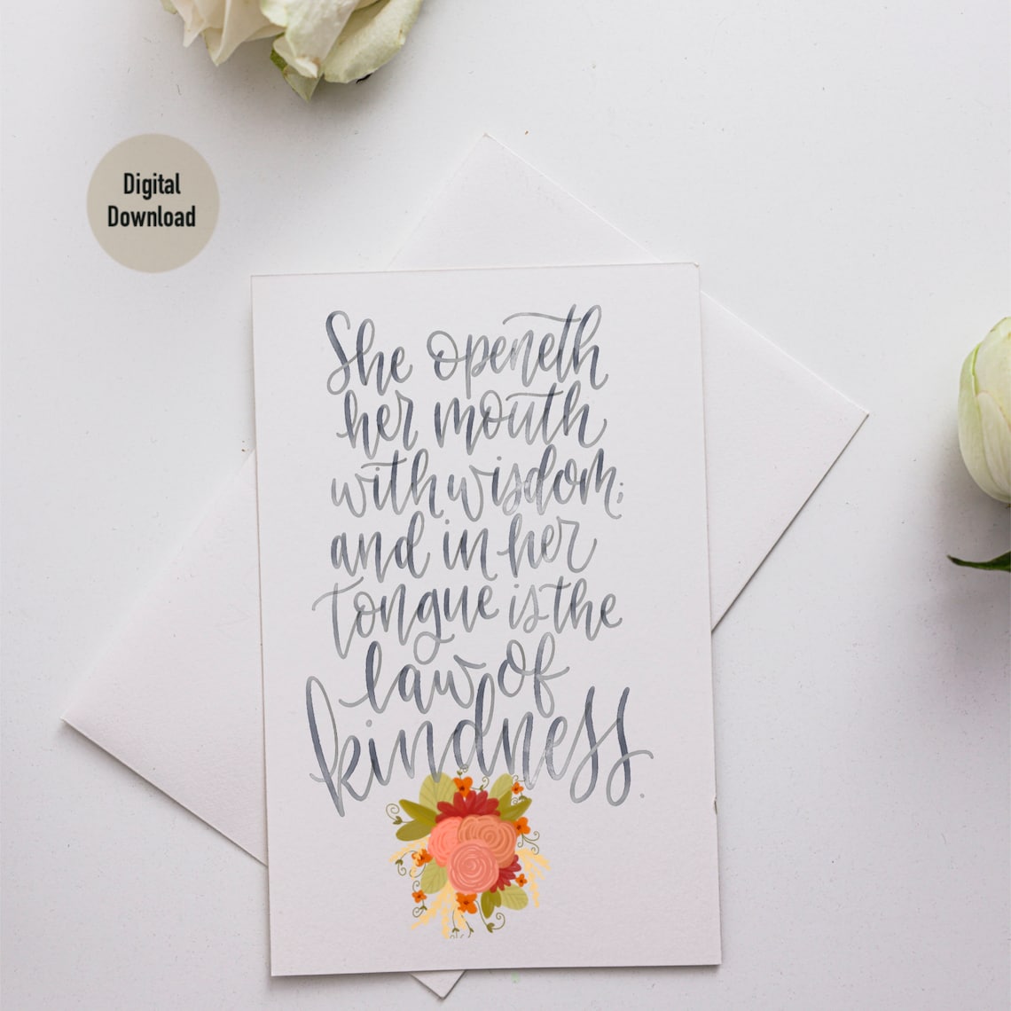 Proverbs 31 Scripture Memory Cards: Printable Gift for Mother's Day ...