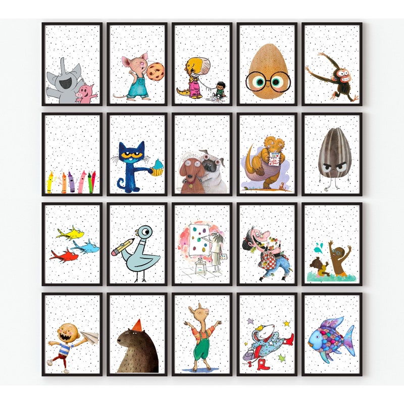 Book Character Prints - Etsy