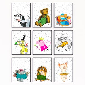 Book Character Posters, Classroom Decor, Printable Classroom Decor ...