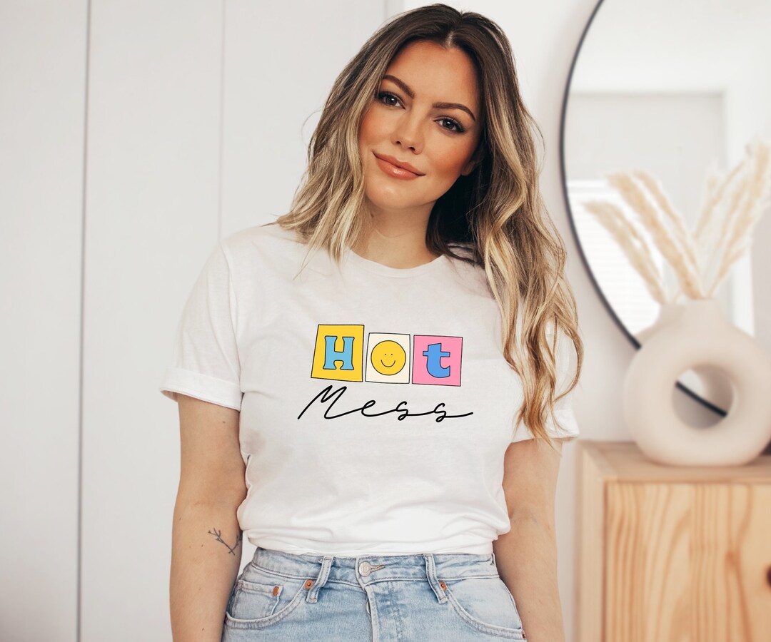 Hot Mess T-shirt, Hot Mess but Doing My Best Shirt, Hot Mess Express T ...
